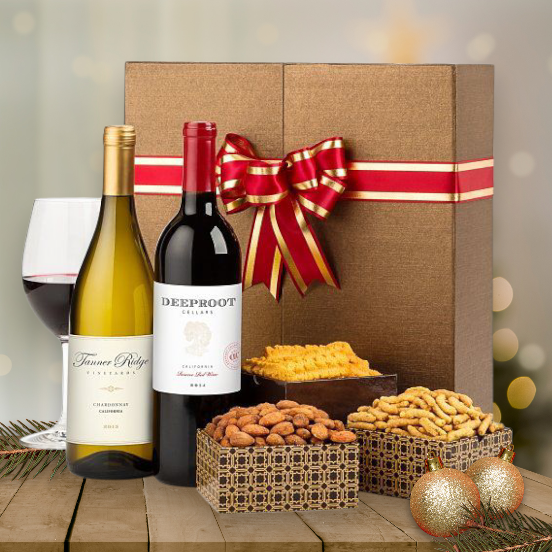 Classic Wine Duet – Online Flower Express